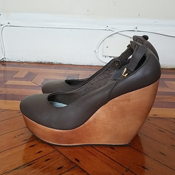 Matiko | Shoes | Wood Wedge Heel | Poshmark